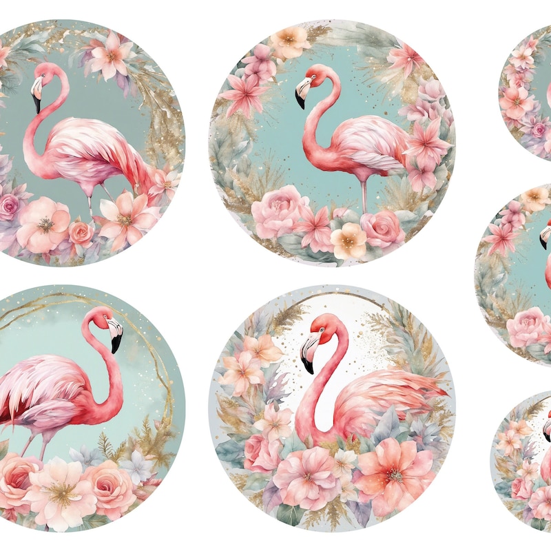 Flamingo Transfer Sheet - Etsy UK