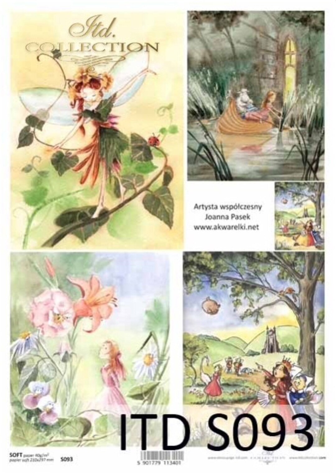 Vintage Fairy Rice Paper for Decoupage: A4 Sheer Paper - Etsy