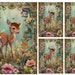 Rice Paper for Decoupage, Deer, Card Making, Scrapbooking, Furniture ...