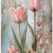 Rice Paper for Decoupage / Pink Tulips / Scrapbooking / Card Making ...