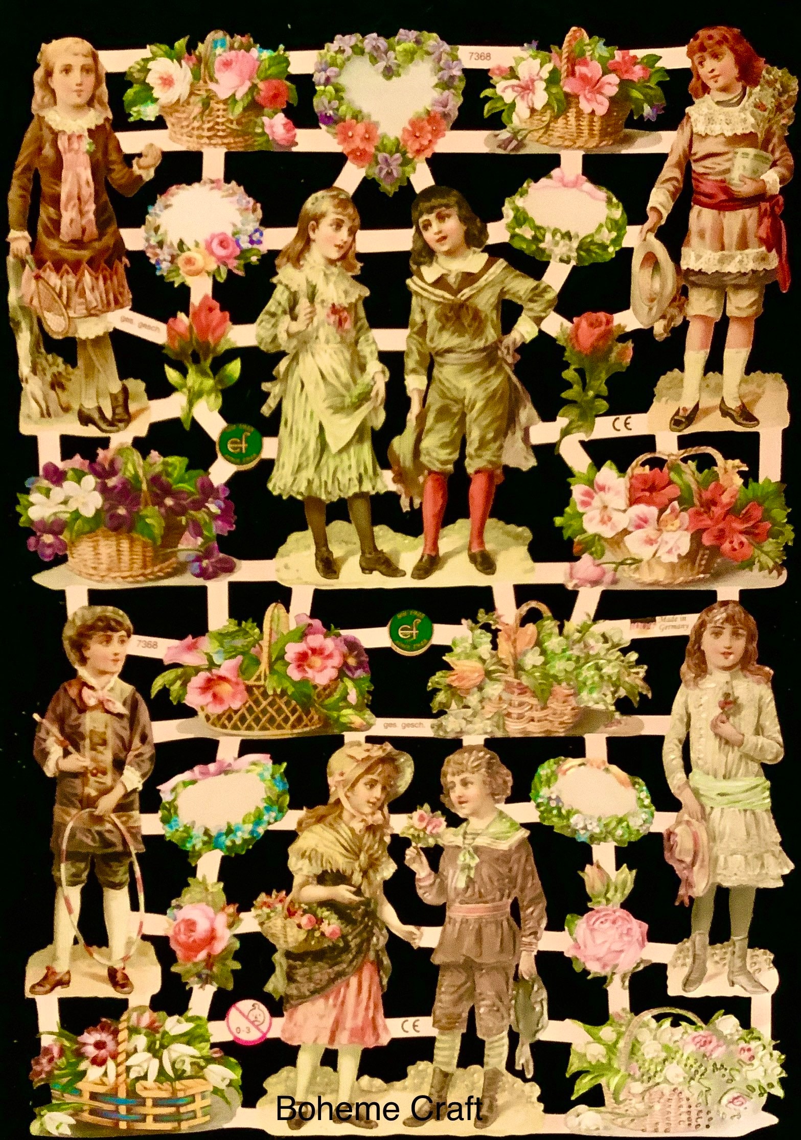 Paper, Party & Kids Scrapbooking Antique Paper Ephemera Victorian Paper ...