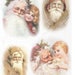 Santa Rice Paper for Decoupage Vintage Christmas Mulberry - Etsy