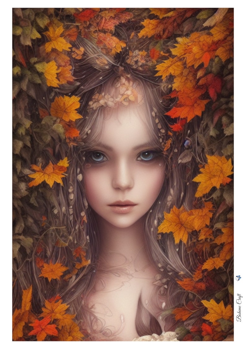 Rice Paper for Decoupage / Fantasy Forrest Fairy / Mulberry - Etsy