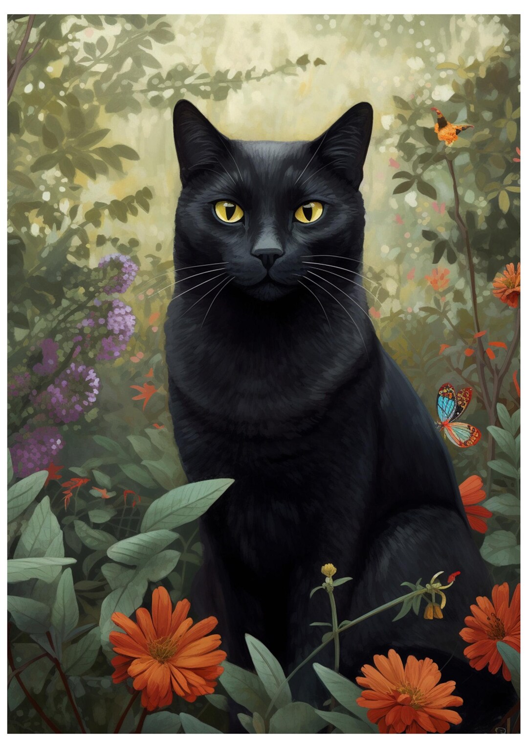 Black Cat Rice Paper for Decoupage: A4/A5 Craft Sheet - Etsy