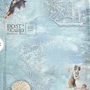 A4 Scrapbooking Paper Collection, Seaside Seafaring Adventure ...