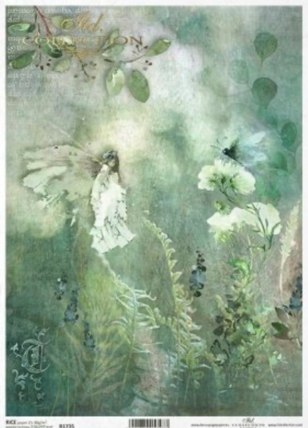 Rice Paper Sheet for Decoupage Crafts Gothic Fairy Collage - Etsy