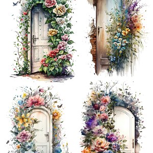 Rice Paper for Decoupage / Vintage Floral Doors / Scrapbooking / Card ...