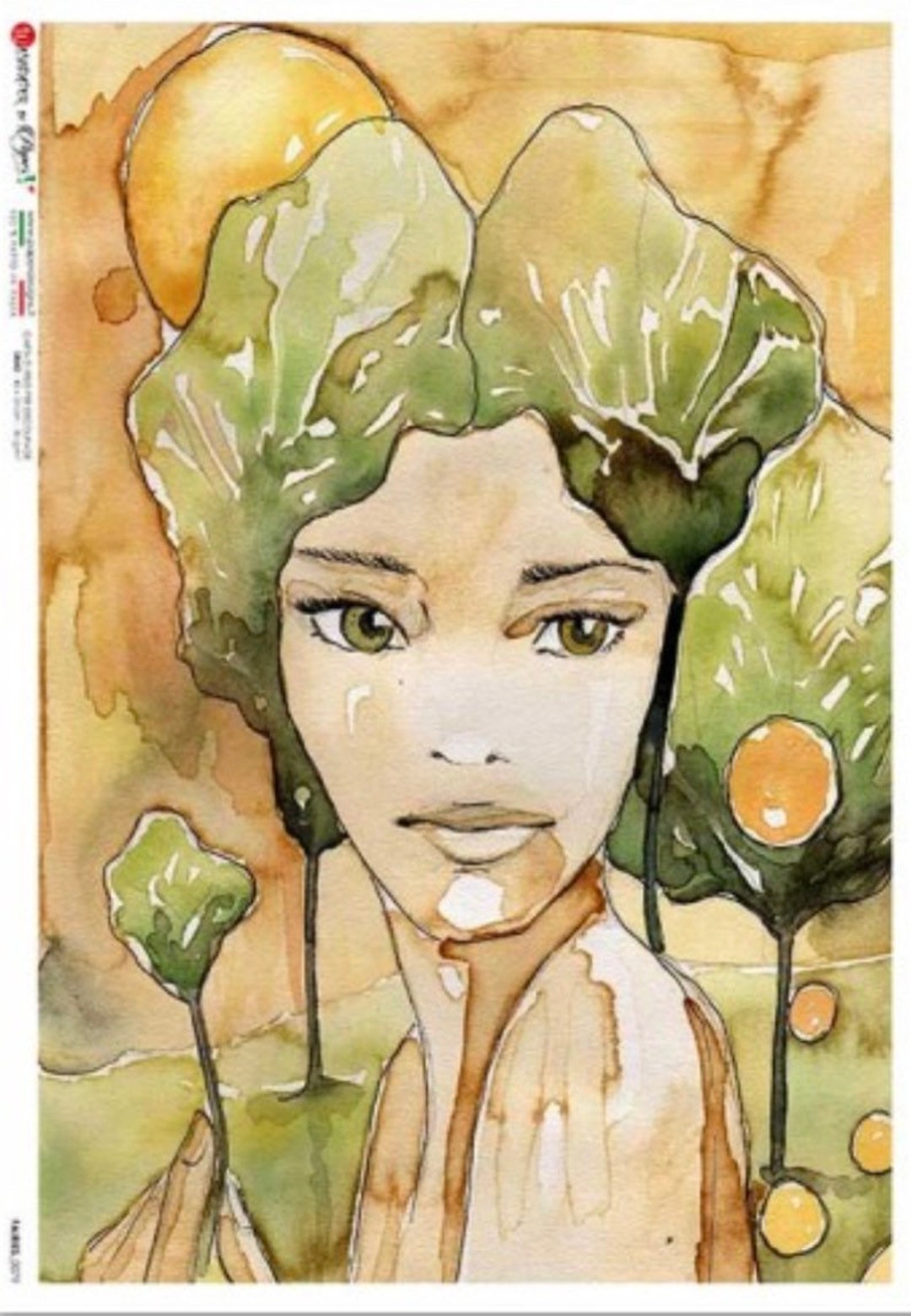 Rice Paper for Decoupage, Abstract Fairy, Decorative Paper Crafts ...