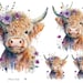 Rice Paper for Decoupage, Highland Cows, Collage Sheet, Decorative ...