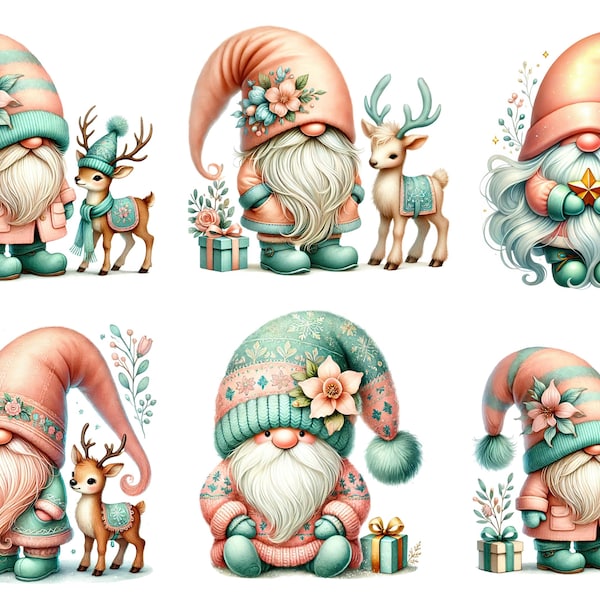 Christmas Gnomes Rice Paper - Etsy UK