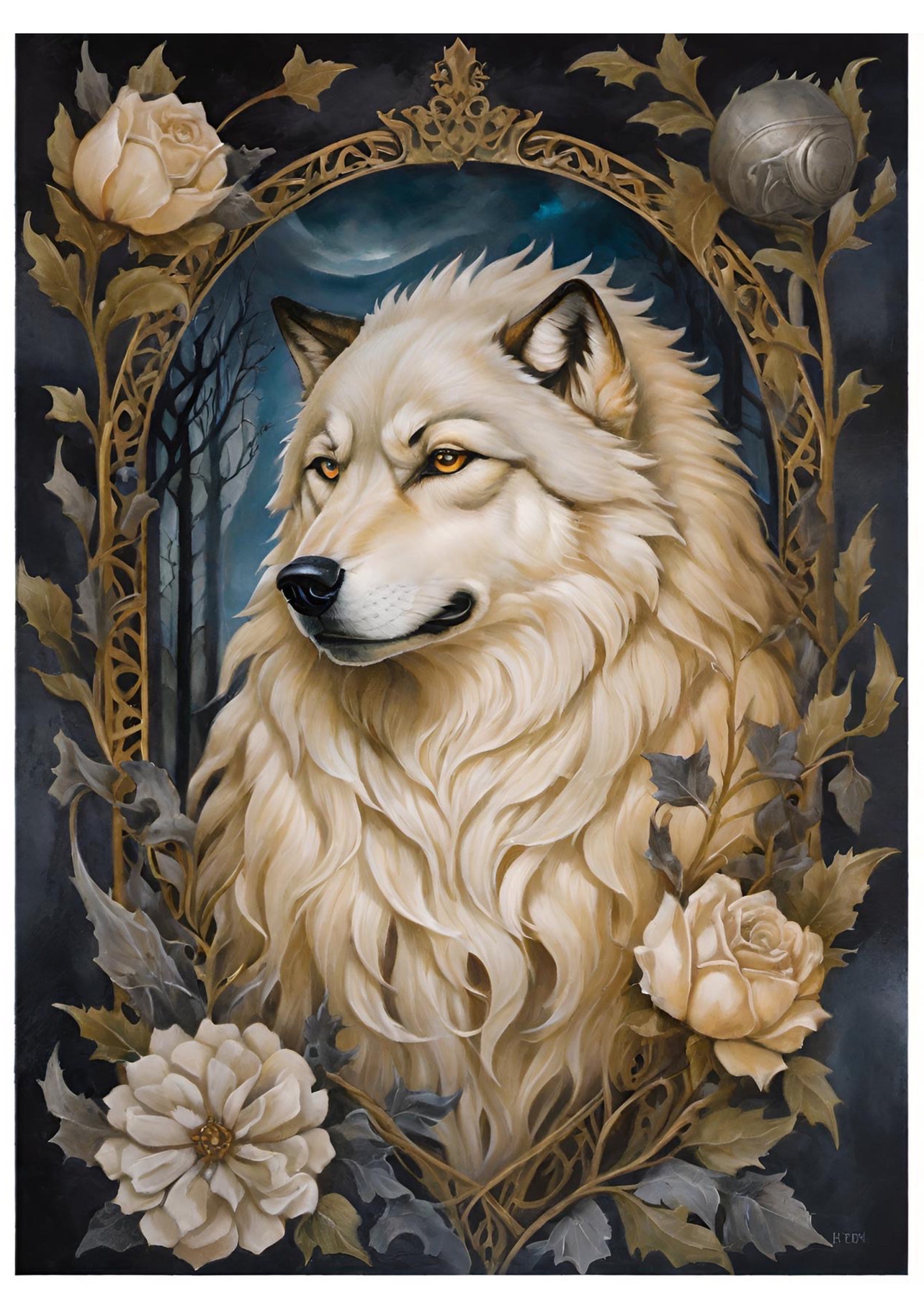 Gothic Wolf Collage Sheet, Rice Paper for Decoupage, A4/A5 - Etsy