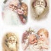 Santa Rice Paper for Decoupage Vintage Christmas Mulberry - Etsy
