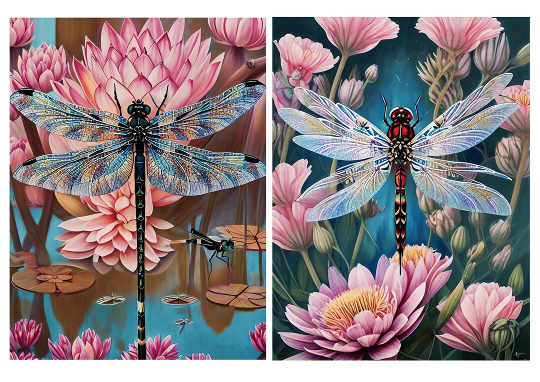 Rice Paper for Decoupage Dragonfly Mulberry Tissue - Etsy