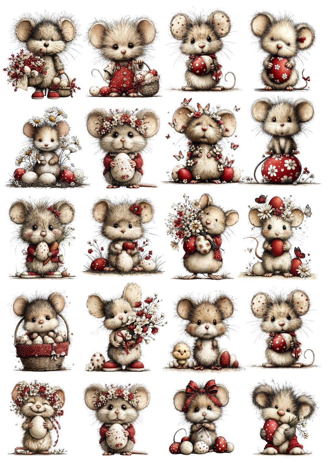 Mice Rice Paper for Decoupage: Scrapbooking, Card Making - Etsy UK