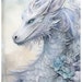 Fantasy Winter Dragon Rice Paper for Decoupage, Mulberry Tissue ...