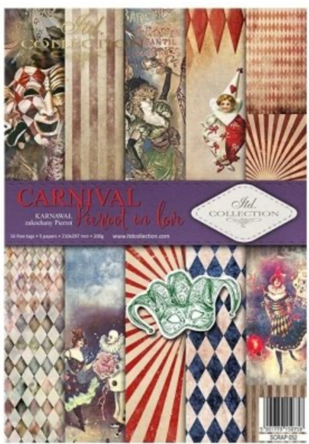A4 Carnival Scrapbooking Paper Collection, Journals, Card Making ...