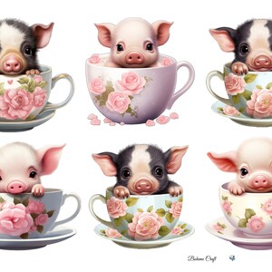 Rice Paper for Decoupage, Pigs in Teacups, Mulberry Tissue ...