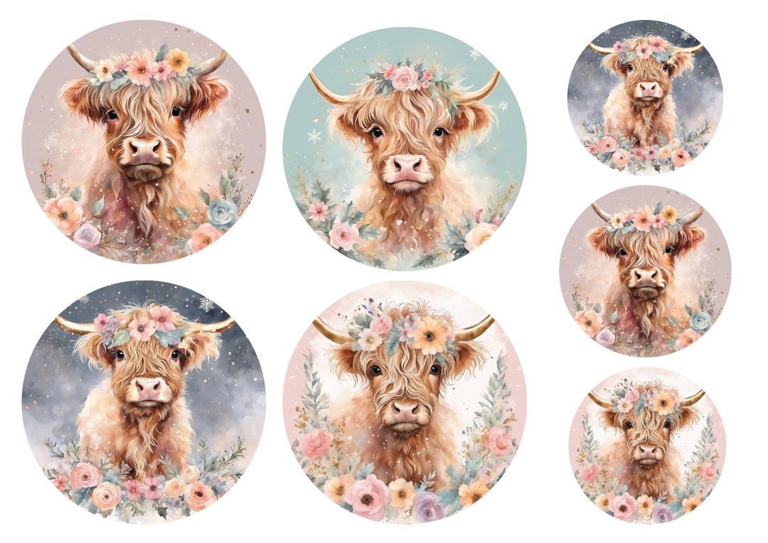 Highland Cow Rice Paper for Decoupage, Decorative Paper Crafts ...