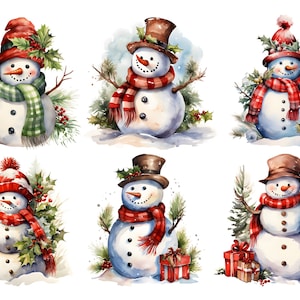 Decorative Rice Paper for Decoupage / Winter Snowman Scenes ...