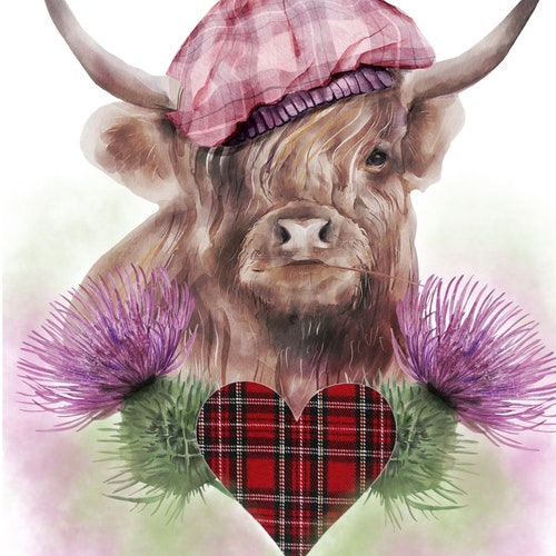 Rice Paper for Decoupage Highland Cows Collage - Etsy