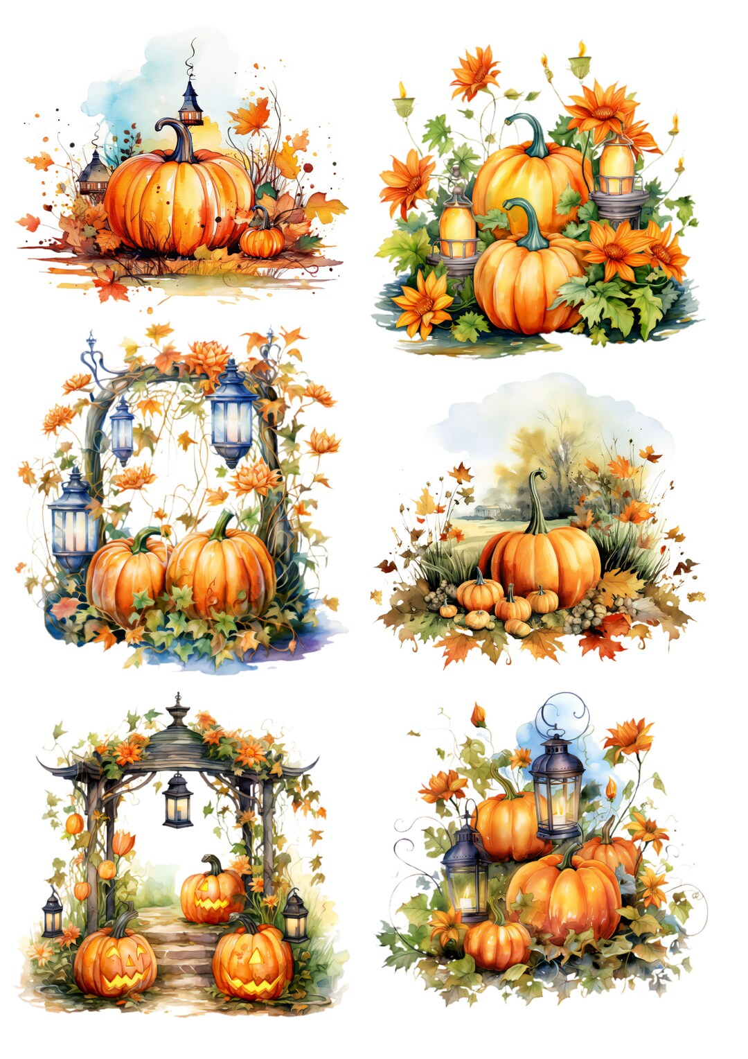 Fall Pumpkins Rice Paper for Decoupage: A4 Mulberry Tissue - Etsy