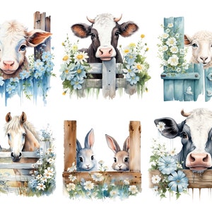 Farm Animals Rice Paper for Decoupage: A4/A5 Collage Sheet - Etsy
