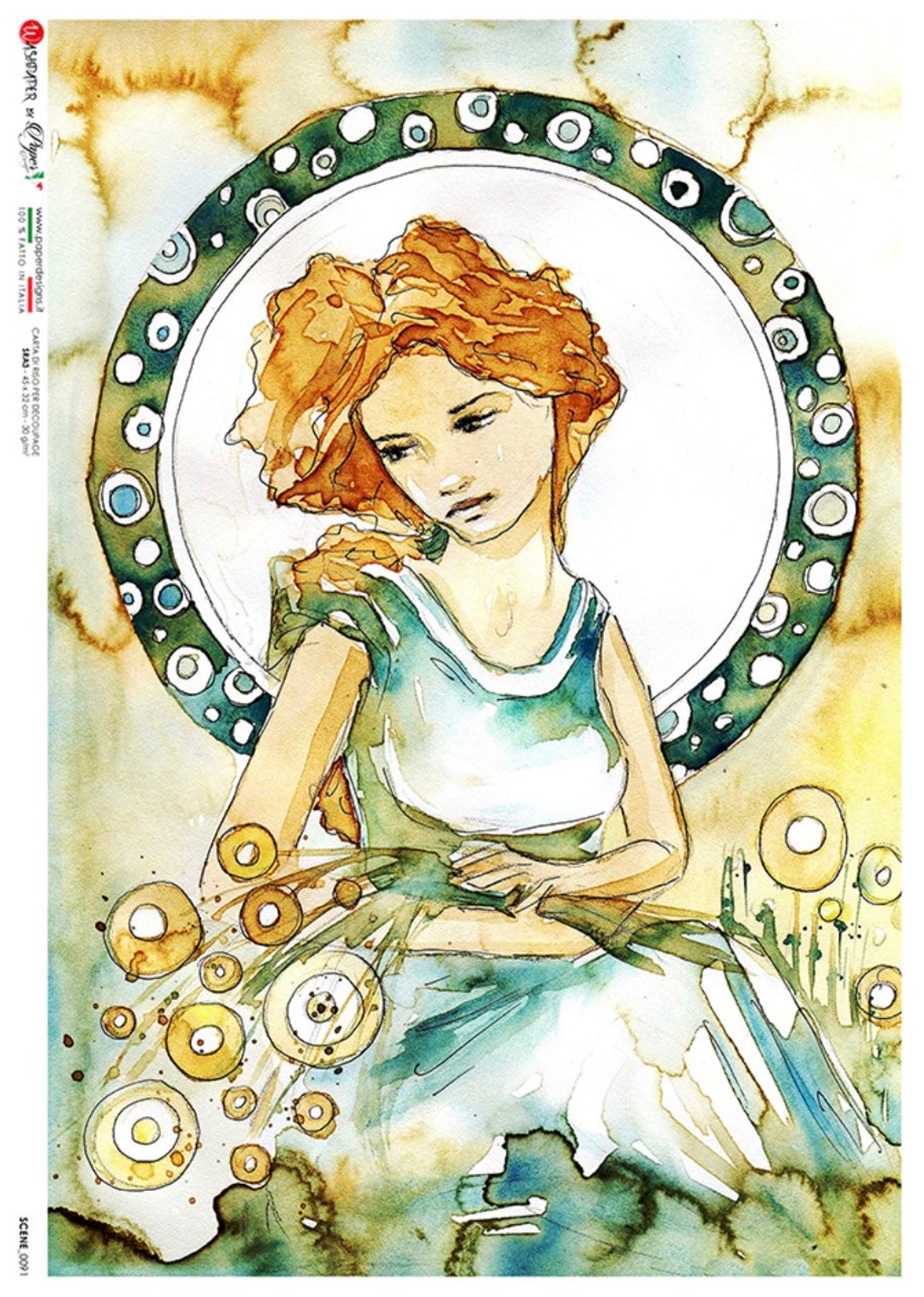 Fairy Rice Paper for Decoupage, Decorative Paper Crafts, Mixed Media ...