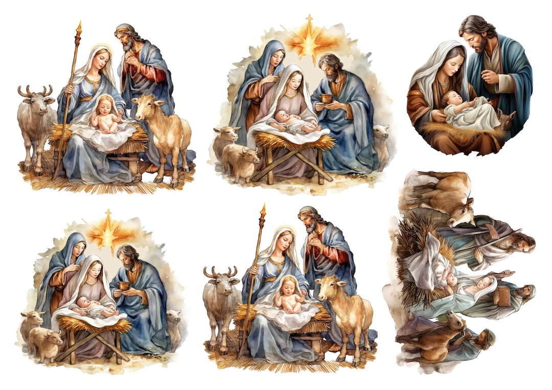 Christmas Nativity Rice Paper for Decoupage: A4 Scrapbooking Sheet - Etsy