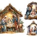 Nativity Rice Paper for Decoupage: Christian Christmas Collage - Etsy
