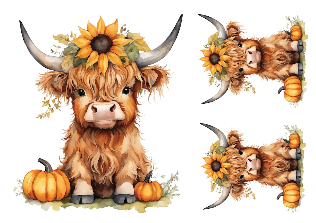 Highland Cow Rice Paper for Decoupage, Scrapbooking, Journals ...