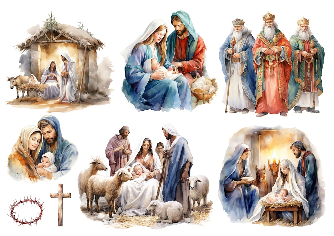 Rice Paper for Decoupage, Christmas Nativity, Mulberry, Scrapbooking ...