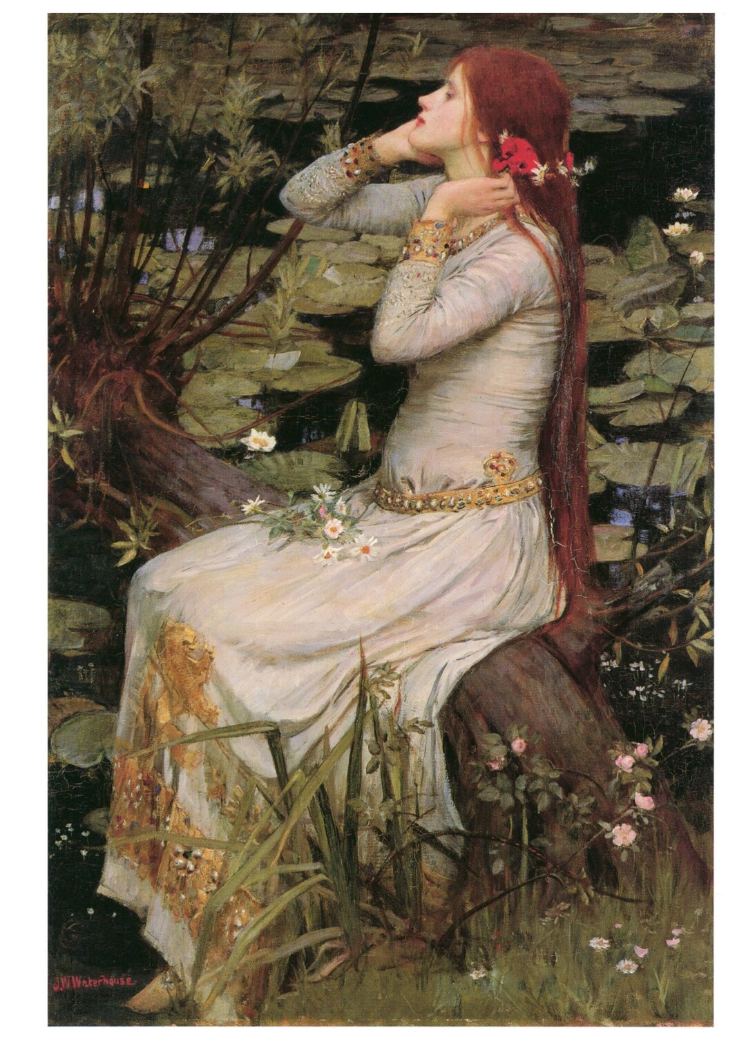 Pre Raphaelites Rice Paper for Decoupage, John Waterhouse Art Print for ...