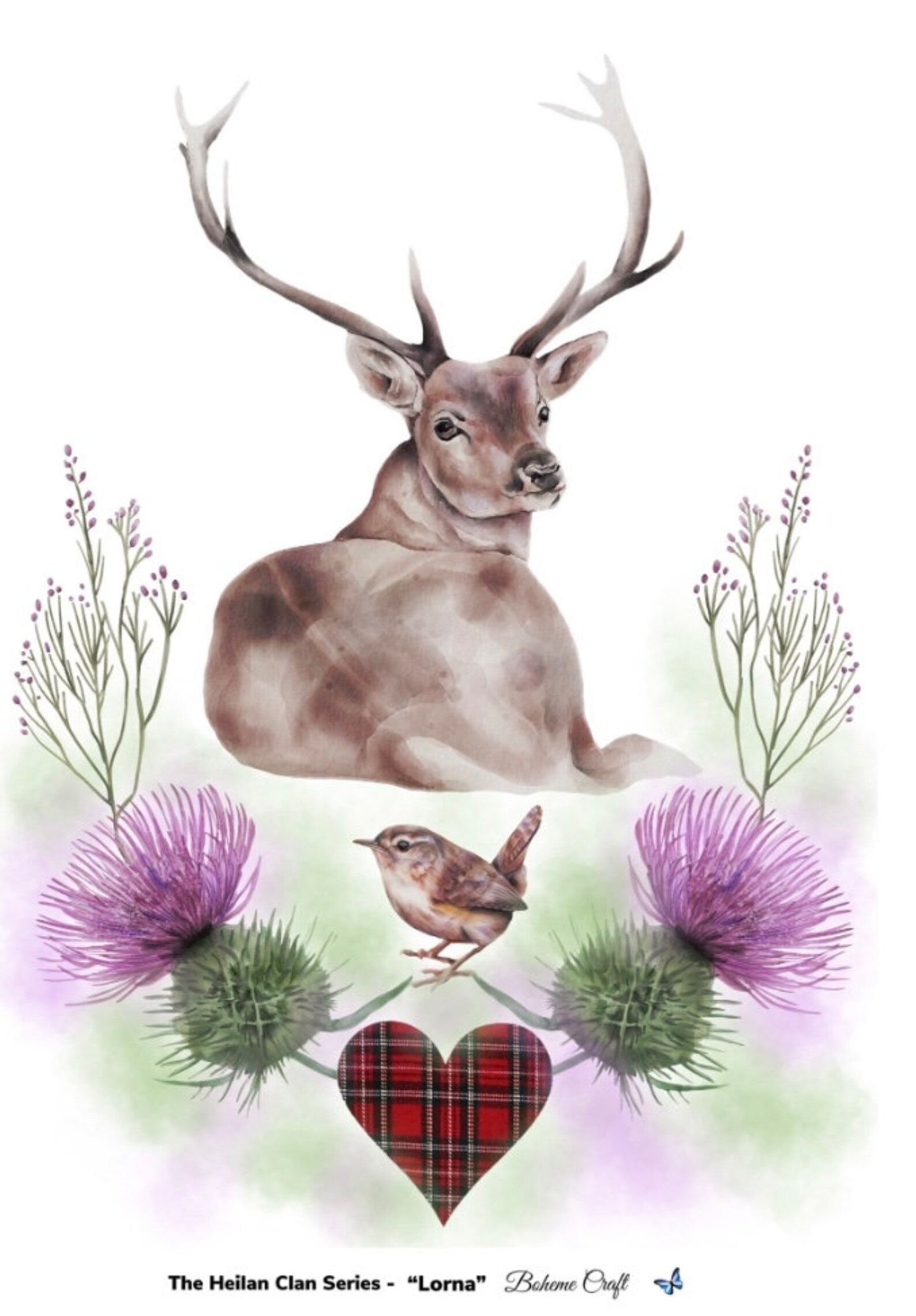 Scottish Stag Rice Paper for Decoupage: A4/A5 Craft Paper - Etsy