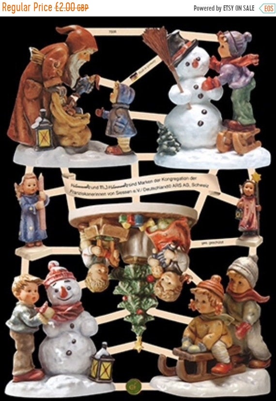 Paper, Party & Kids Papercraft Vintage Sheet Angel Scraps 10 Embossed ...