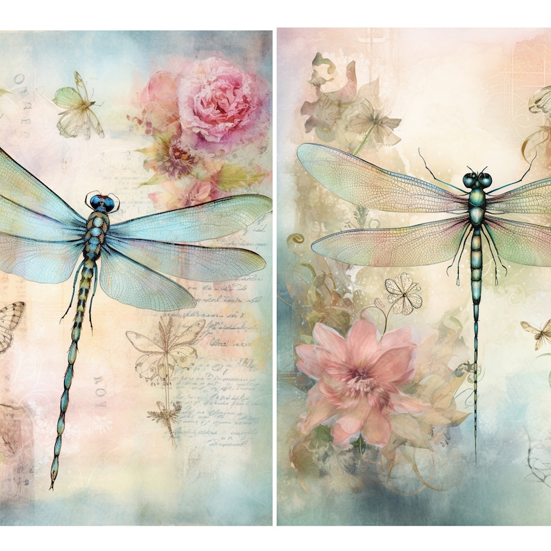 Dragonfly Paper - Etsy