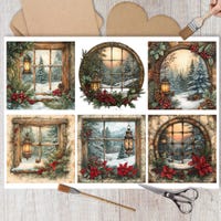 Christmas Nativity Rice Paper for Decoupage: A4 Scrapbooking Sheet ...