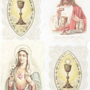Rice Paper for Decoupage Christian Collage Religious - Etsy