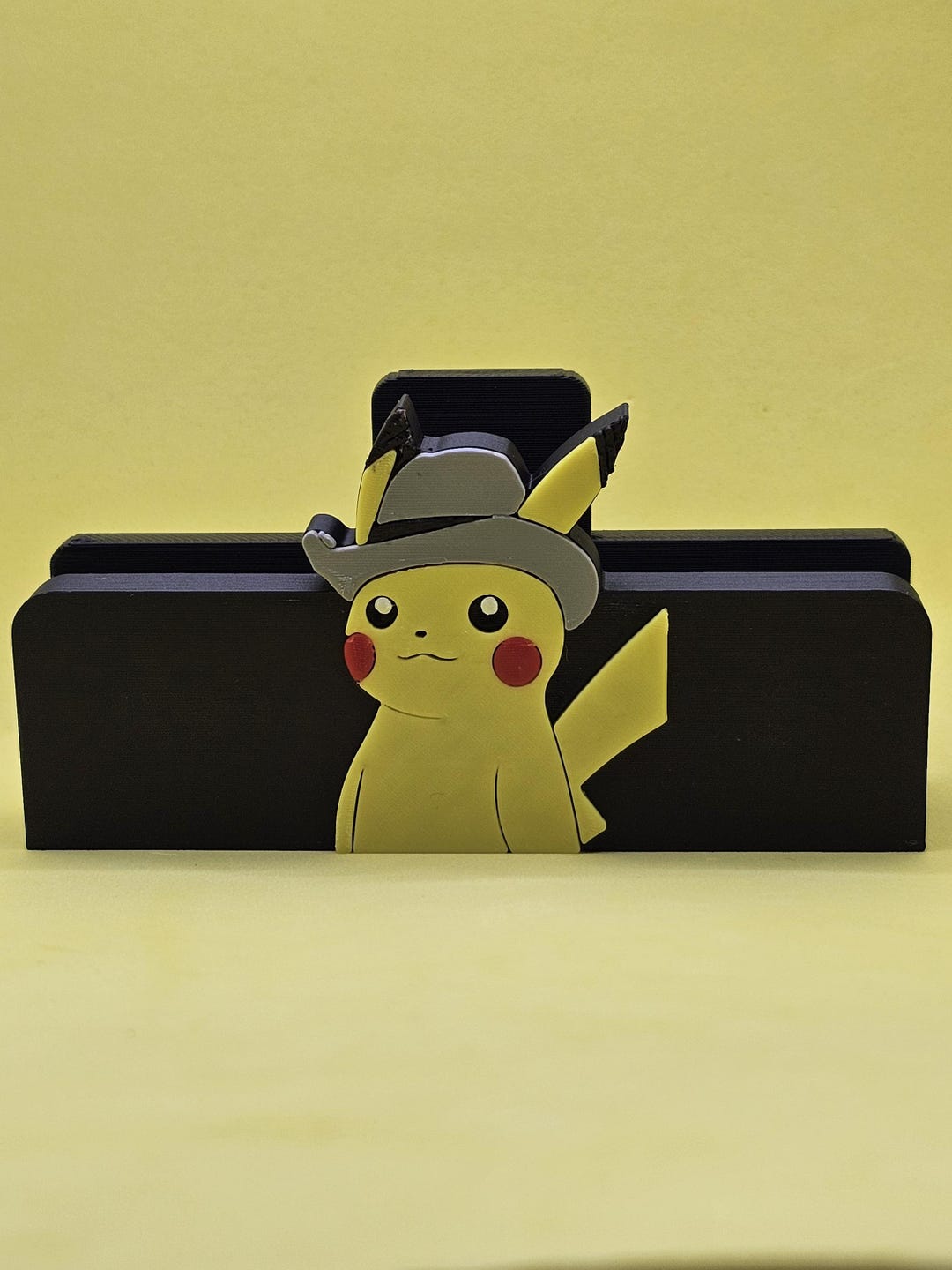 Pikachu With Grey Felt Hat Card Slab Stand Pokemon PSA, Cgc, Bgs - Etsy