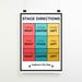 Stage Directions Poster – Theatre Classroom Printable – Drama Teacher ...