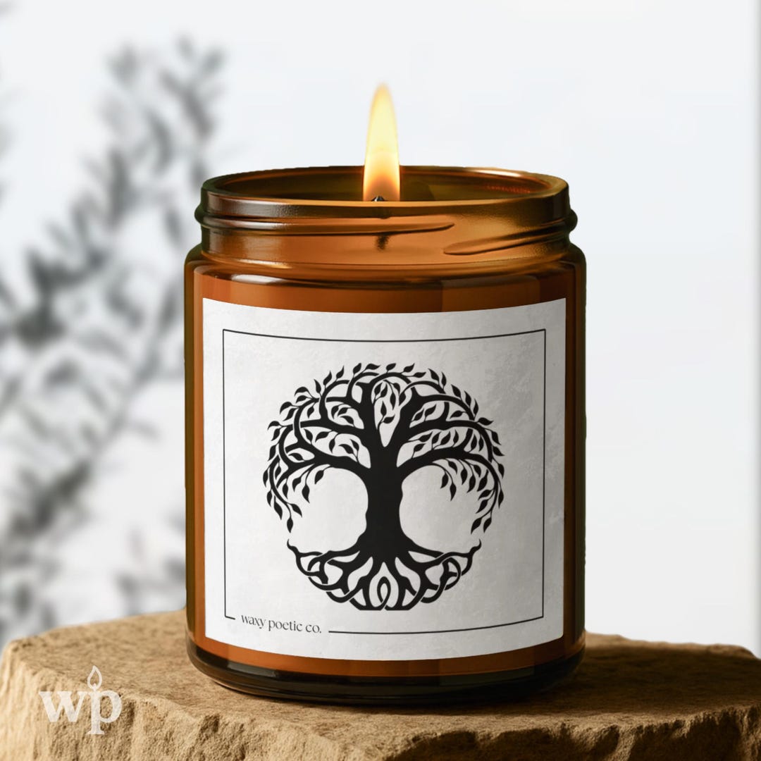 Tree of Life, Spiritual Symbol, 9oz Premium Scented Candle ...