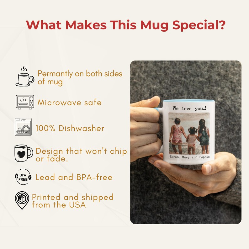 Custom Photo Mug Uncle and Niece, Nephew Gift for Uncle Coffee Mug ...