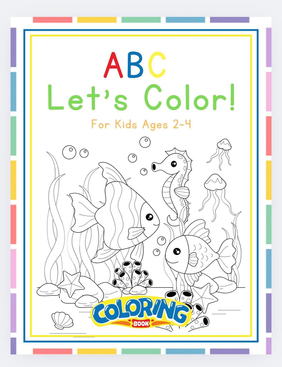 ABC Tracing & Coloring Fun: 52- Page Preschool Alphabet Workbook (A-Z ...