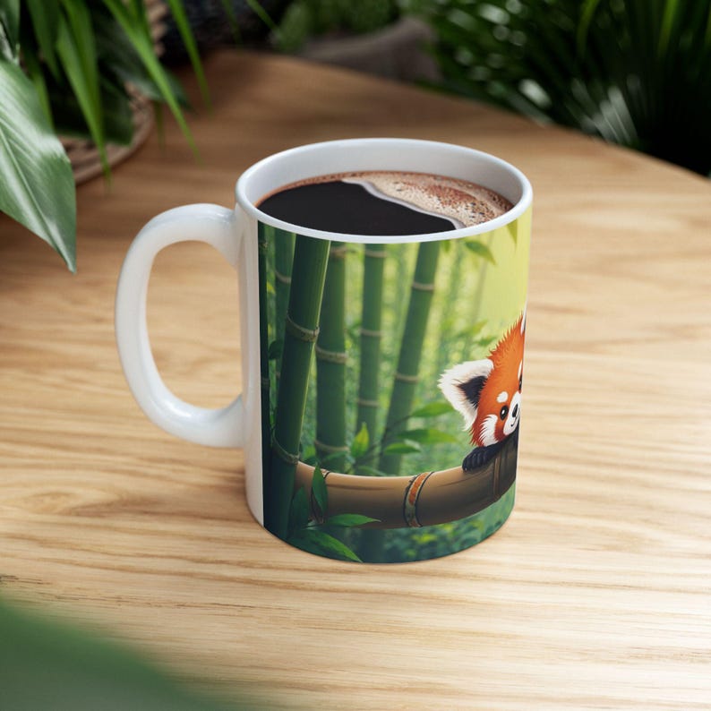 Mug - Cute Red Panda Design - Etsy