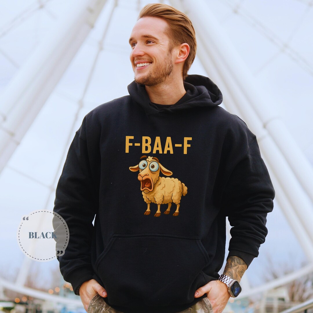 Funny Sheep Sweatshirt | Meme Pullover | Sarcastic Goat Graphic Sweater ...