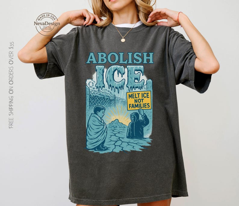 Abolish ICE Shirt – Social Justice Protest Tee – Immigration Reform ...