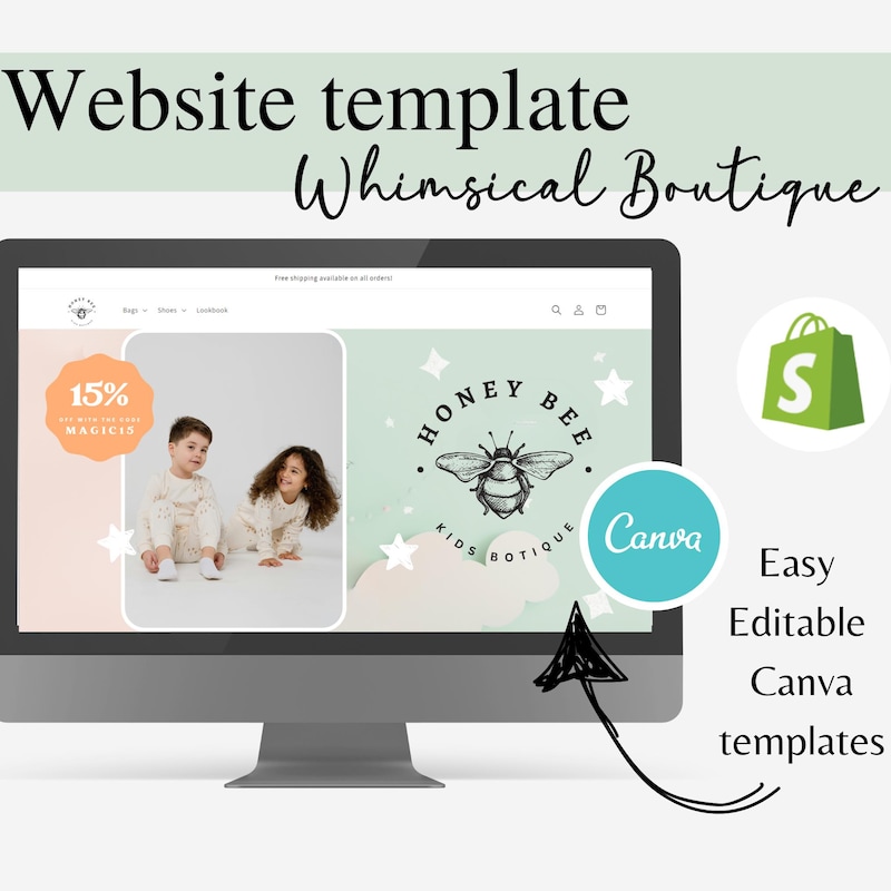 Kids Soft Website Design - Etsy