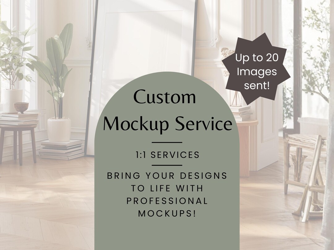 Custom Mockup Service Realistic Lifestyle Product Mockup Any Design ...