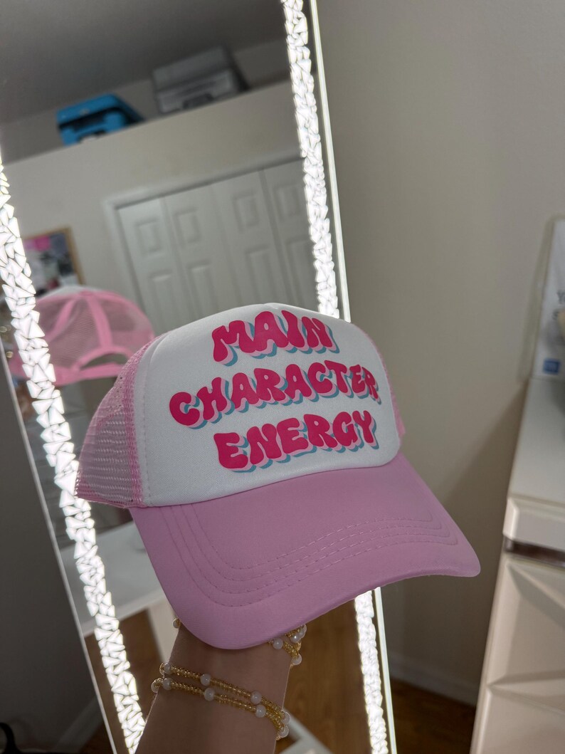 Main Character Trucker Hat - Etsy