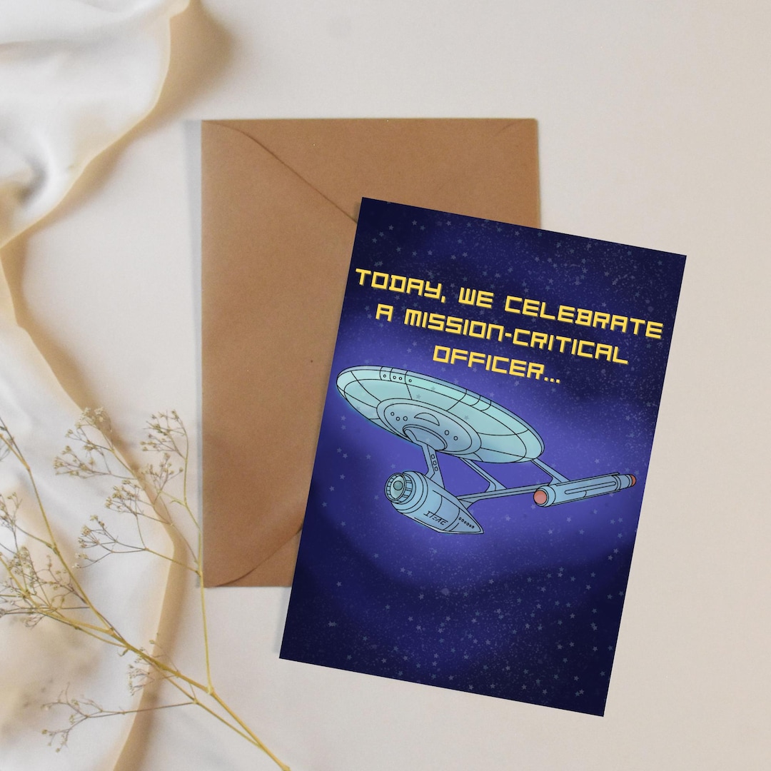 Star Trek Father's Day Card: Digital Download - Etsy
