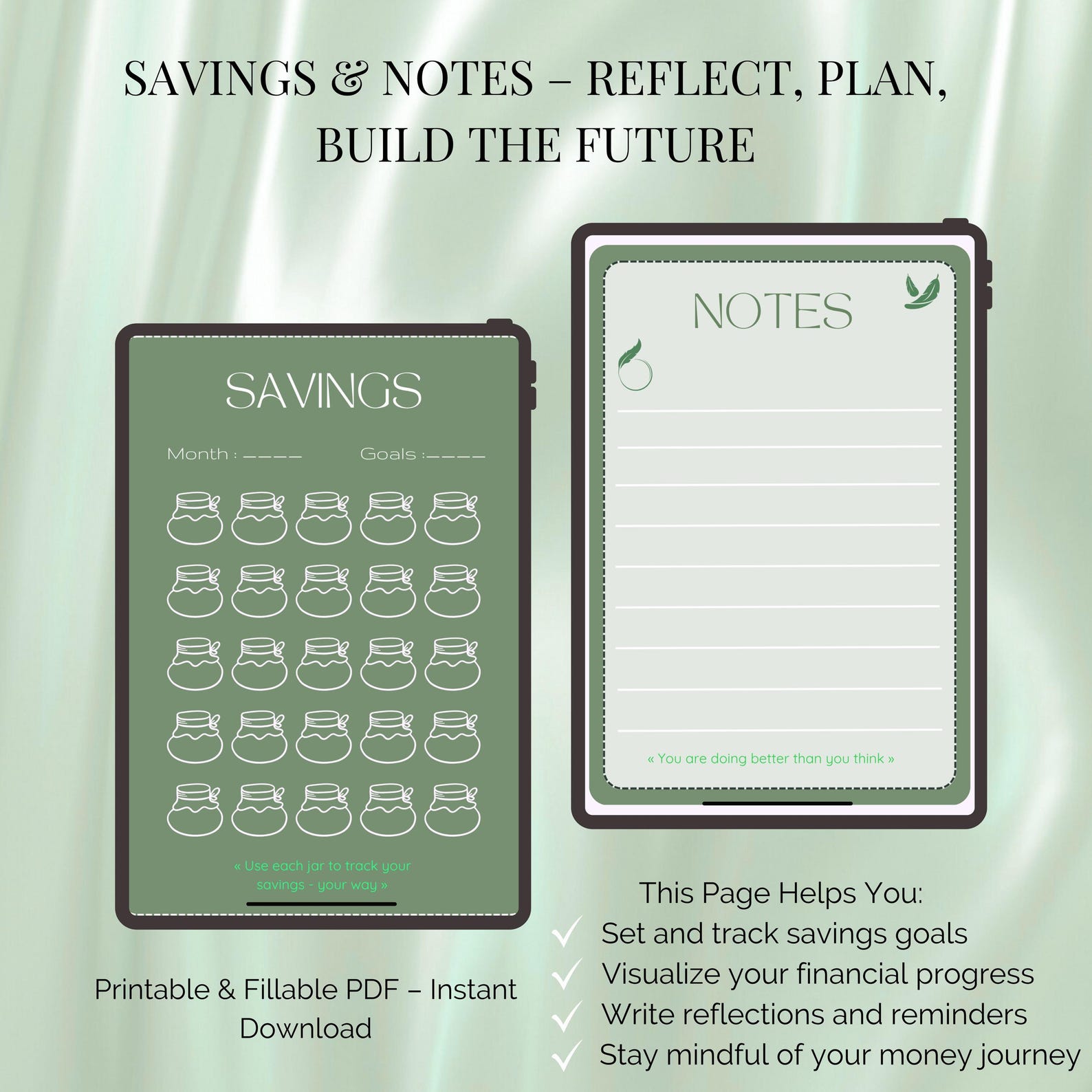 Digital Planner | Budget Planner | Monthly Planner | Printable Planner ...